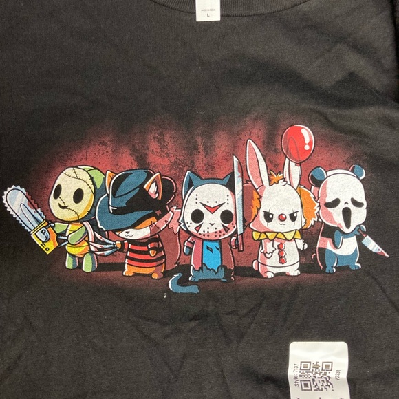 Tee Turtle | Shirts | Tee Turtle Horror Crew It Freddy Jason Scream ...